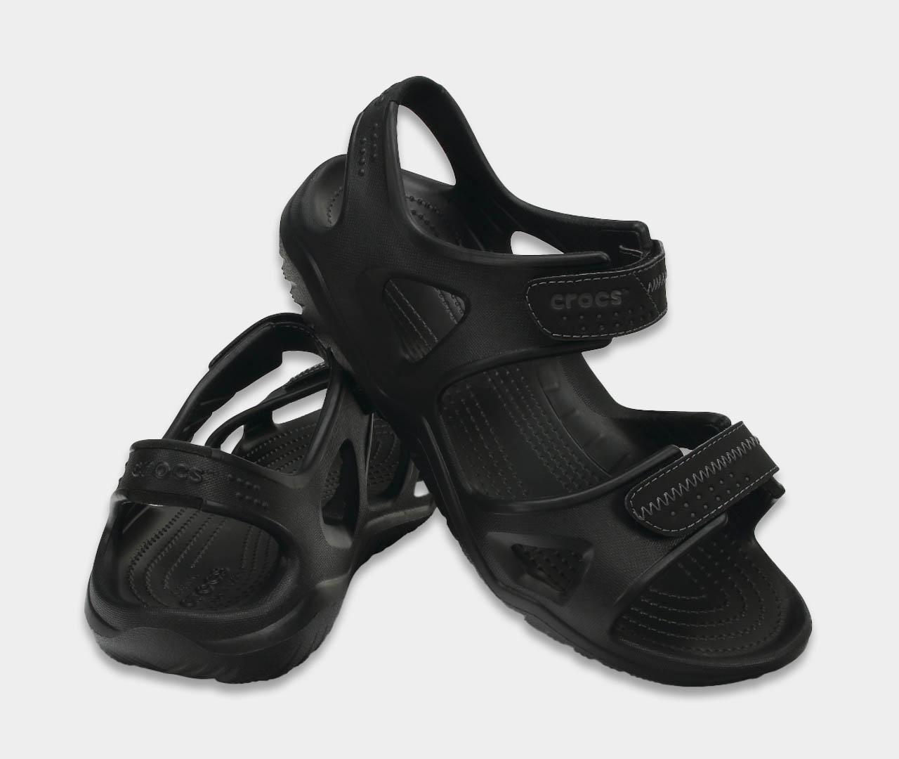 Крокси Swiftwater River Sandal Black (чорні) арт. 203965 – купити в ...
